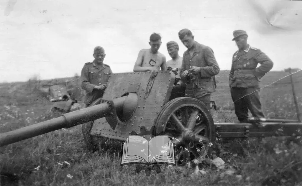 7,5 cm Pak 41 sem hluti af 205. Infantry deildinni, 1942