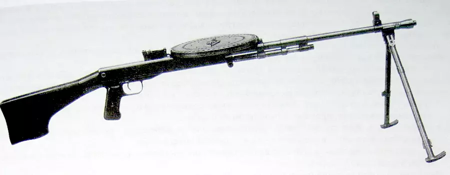 Erfarne Machine Gun KB-P-315 med diskbutikk