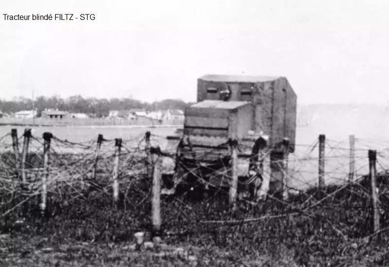 Çıkmazdan bir çıkış için arama yapın. Bölüm 09. Tractaur Blind Filtz-STG. 1915. Flandre alanlarında sarışın bir traktör