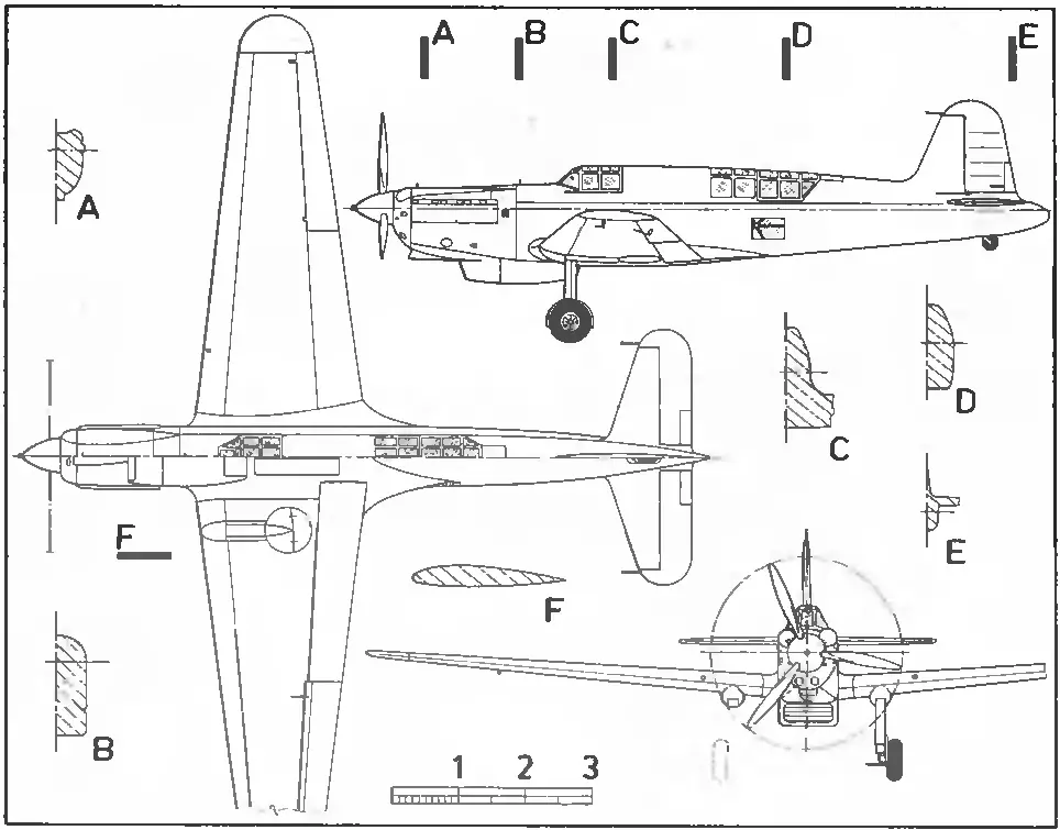 چند منظوره Caproni CA-335 / SABCA S-47 طرح چند منظوره