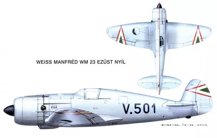 Silver arrow. More about the WM-23 Hungarian fighter