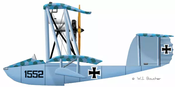 Povandeninės aviacijos pirmagimis. LFG (Roland) v.19 Putbus