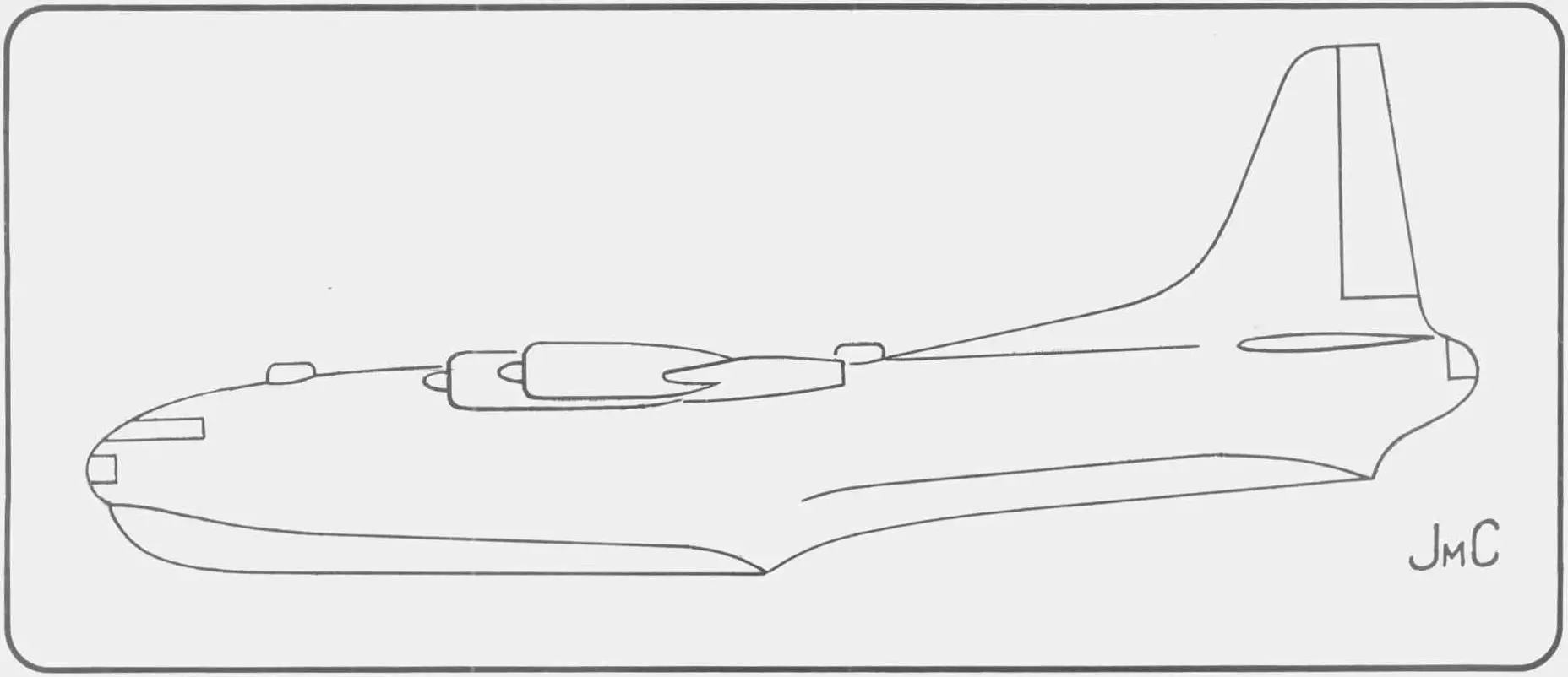 55-ton-flugŝipo-projekta skemo por Breguet Exploration kaj Gvatado