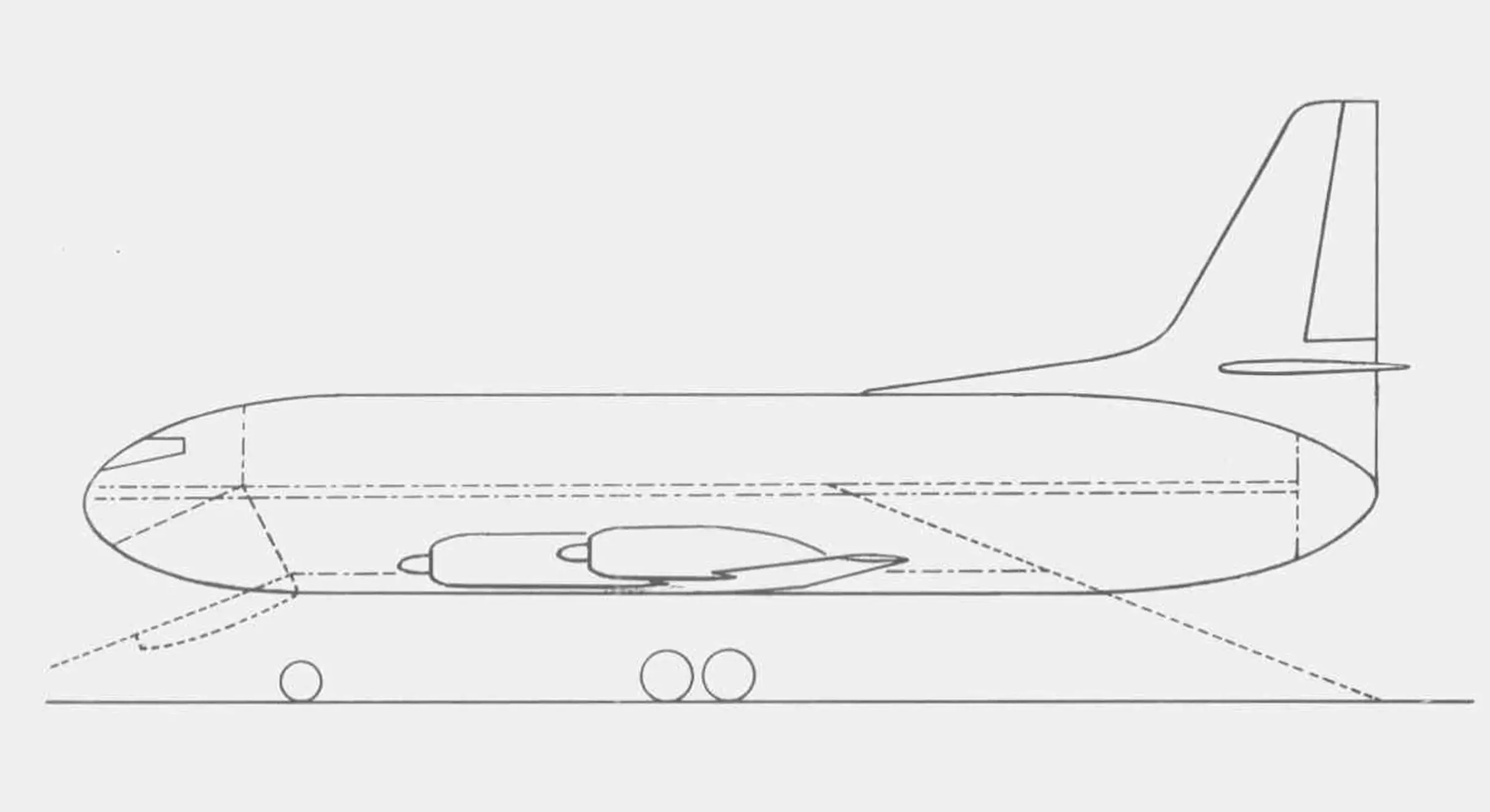 Tionscadal 70-tonna aerárthaí paisinéirí paisinéirí Breguet Strato deux-poncanna. An Fhrainc