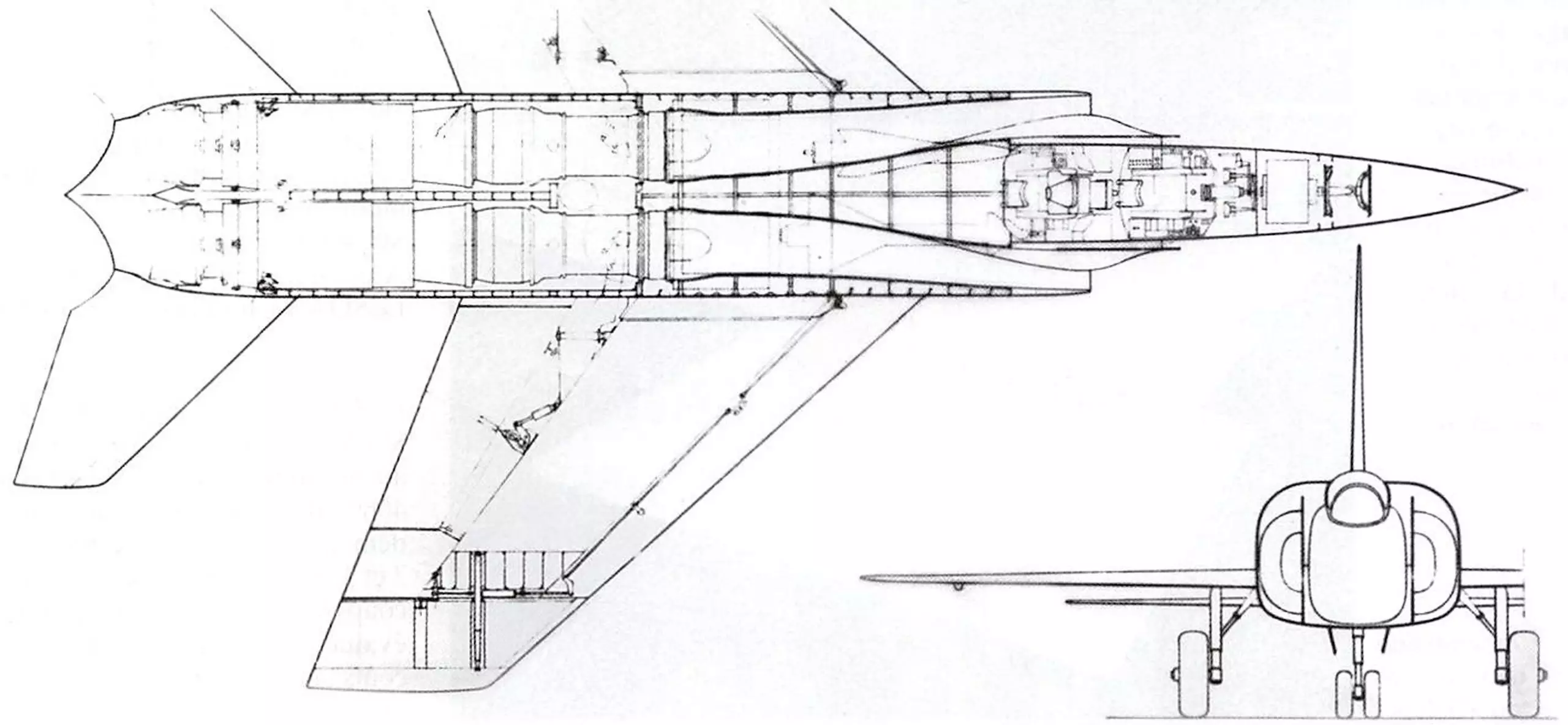 SO 4060-04 pasirinkimo brėžinys su dviem raketomis, esančiomis viduje vamzdžio skyriuje šalia. Dėl šio piešinio rodo sparno rotacinį galą