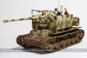 Model pz.kpfw KV-1A 753 (R)