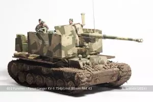 മോഡൽ pz.kpfw kv-1a 753 (R)