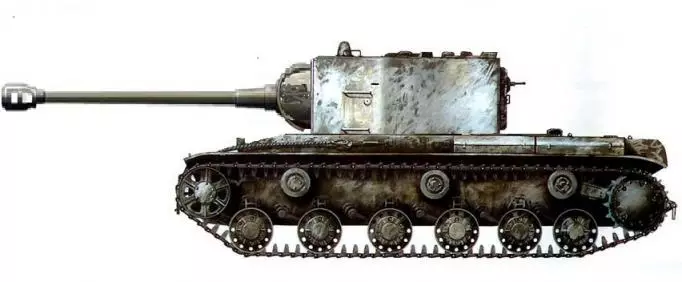 Tank alternativ KV-2 - tank është-2 1939.SSR