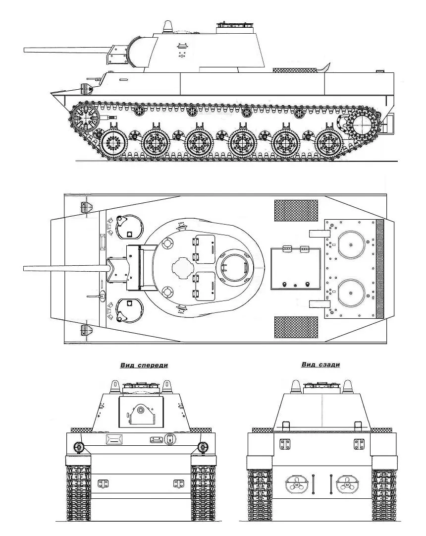 Альтернатив 1937 түүвэр RKKA танк. Хэрвээ маргааш дайн ... 2-р хэсэг