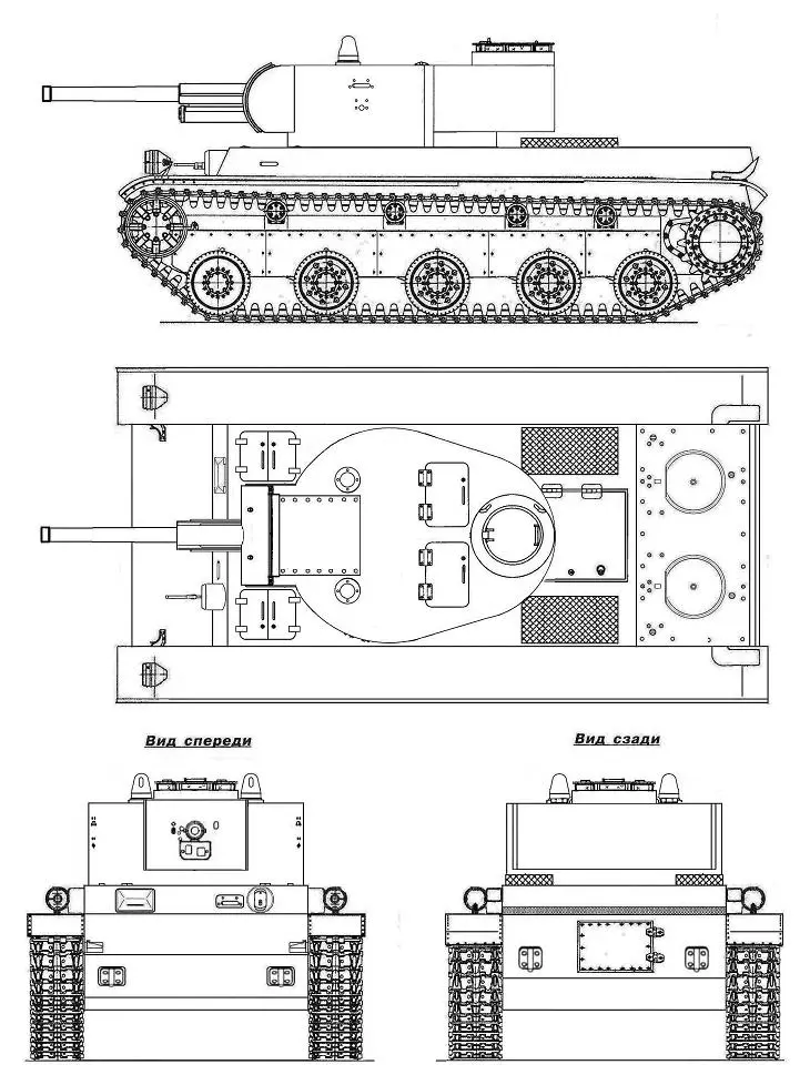 Alternatif 1937 Contoh tangki RKKA. Jika esok perang ... bahagian 1