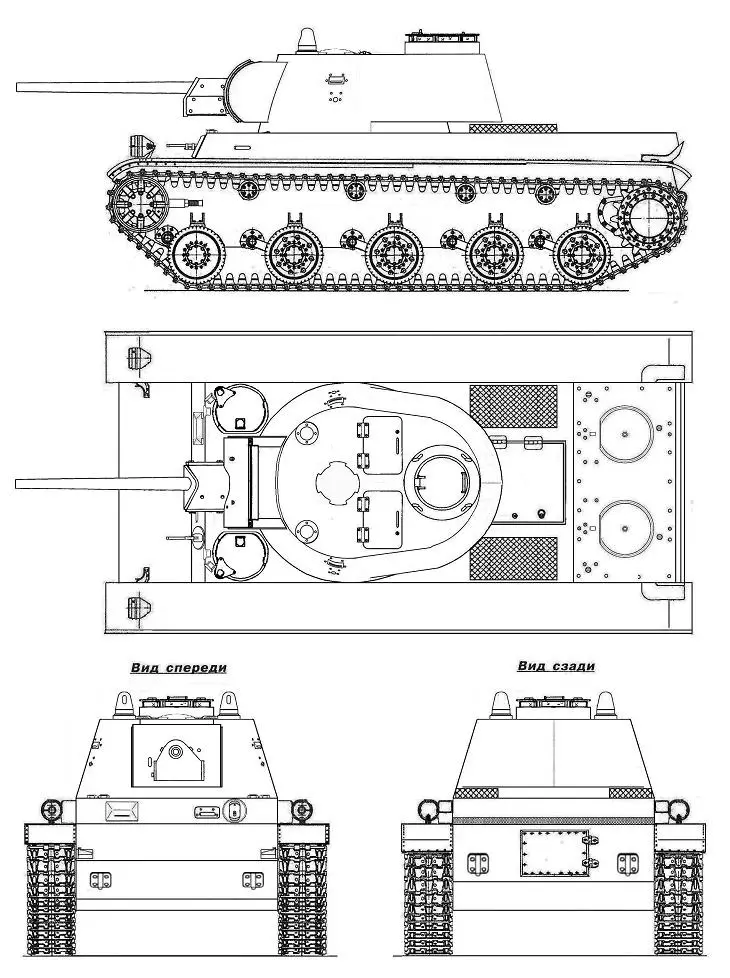 Alternatif 1937 Contoh tangki RKKA. Jika esok perang ... bahagian 1