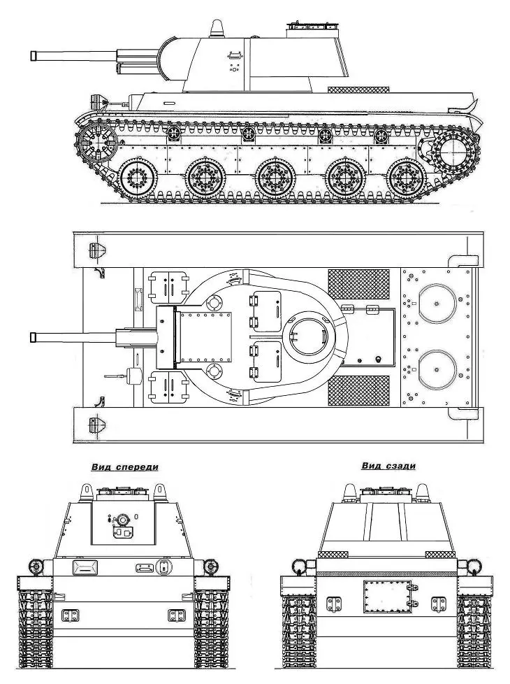 Alternatif 1937 Contoh tangki RKKA. Jika esok perang ... bahagian 1