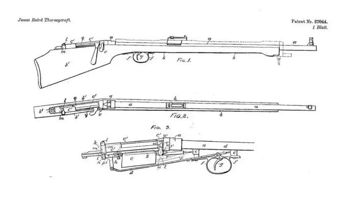 წინაპარი Bullpapov - Tornycroft Rifle (Thorneycroft)
