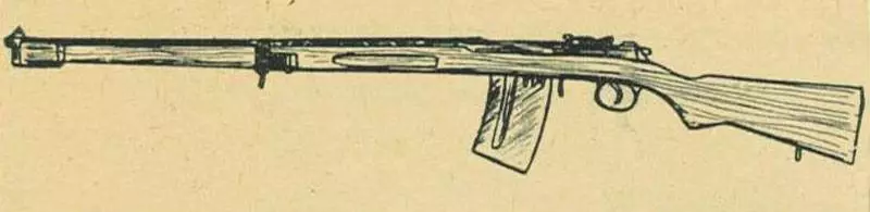 Гвинтівка M1934 - остання спроба С.Х. Банга доопрацювати свою зброю. малюнок Forgottenweapons.com