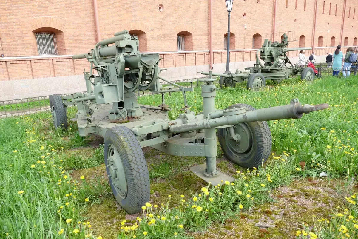 Esta arma foi capturada em 1939, agora é a única conhecida de 75 mm Armata Przeciwlotnicza WZ.36