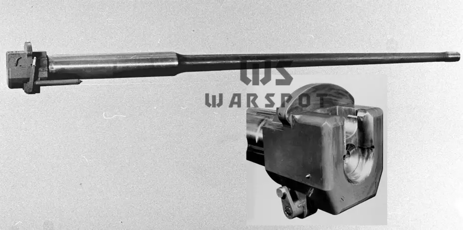 105 мм T5e1 зеңбірек, ол бастапқыда ауыр танкке қолданылған T29