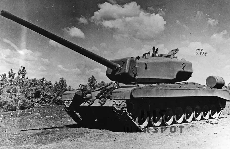Pilot proovi raskete tank T29, valmistatud praastud terasest auto Co., Inc, 1947