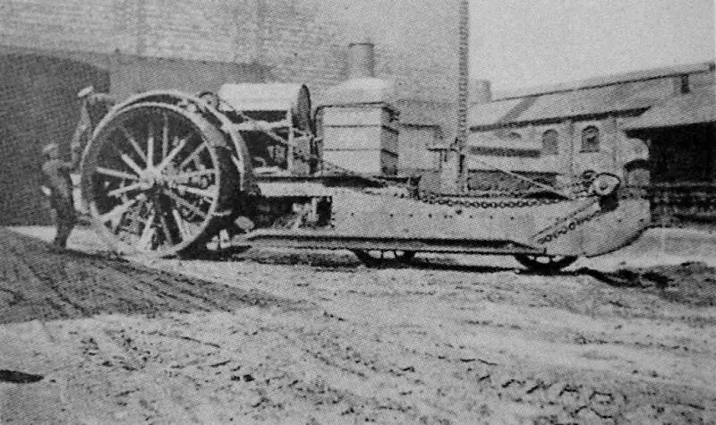 Tafuta kutoka kwa mwisho wa wafu. Sehemu ya 14. Tritton Trench Crosser. 1915. Weka mwelekeo usiofaa