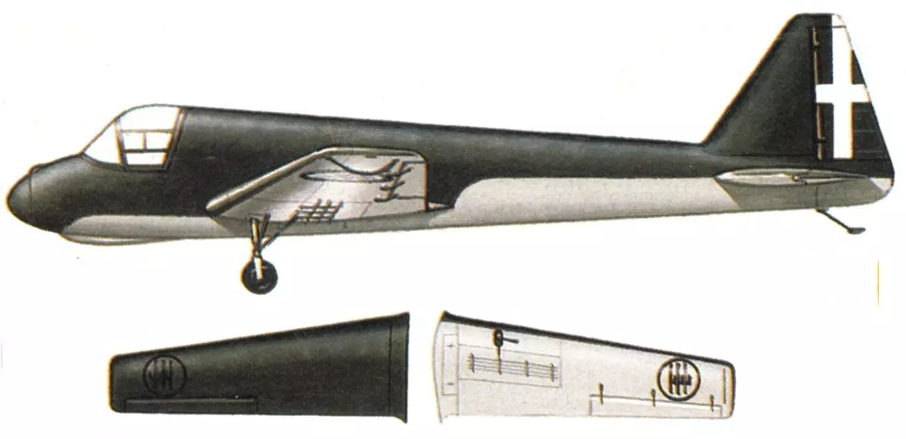 W testach prototyp szybowca wstrząsowego Avia LM-02 uczestniczył w kolorze kamuflażu RA w późniejszym okresie. Górne i boczne powierzchnie szybowca pokryte ciemnozieloną farbą, a dolne powierzchnie są szarą farbą. Znaki identyfikacji stosowano do pionowego upierzenia (biały krzyż) i górną i dolną powierzchnię skrzydła (próbka kokardowa typu kamuflażu z 1935 r. [Tylko czarny krawędź pod kolorem koloru samolotu])