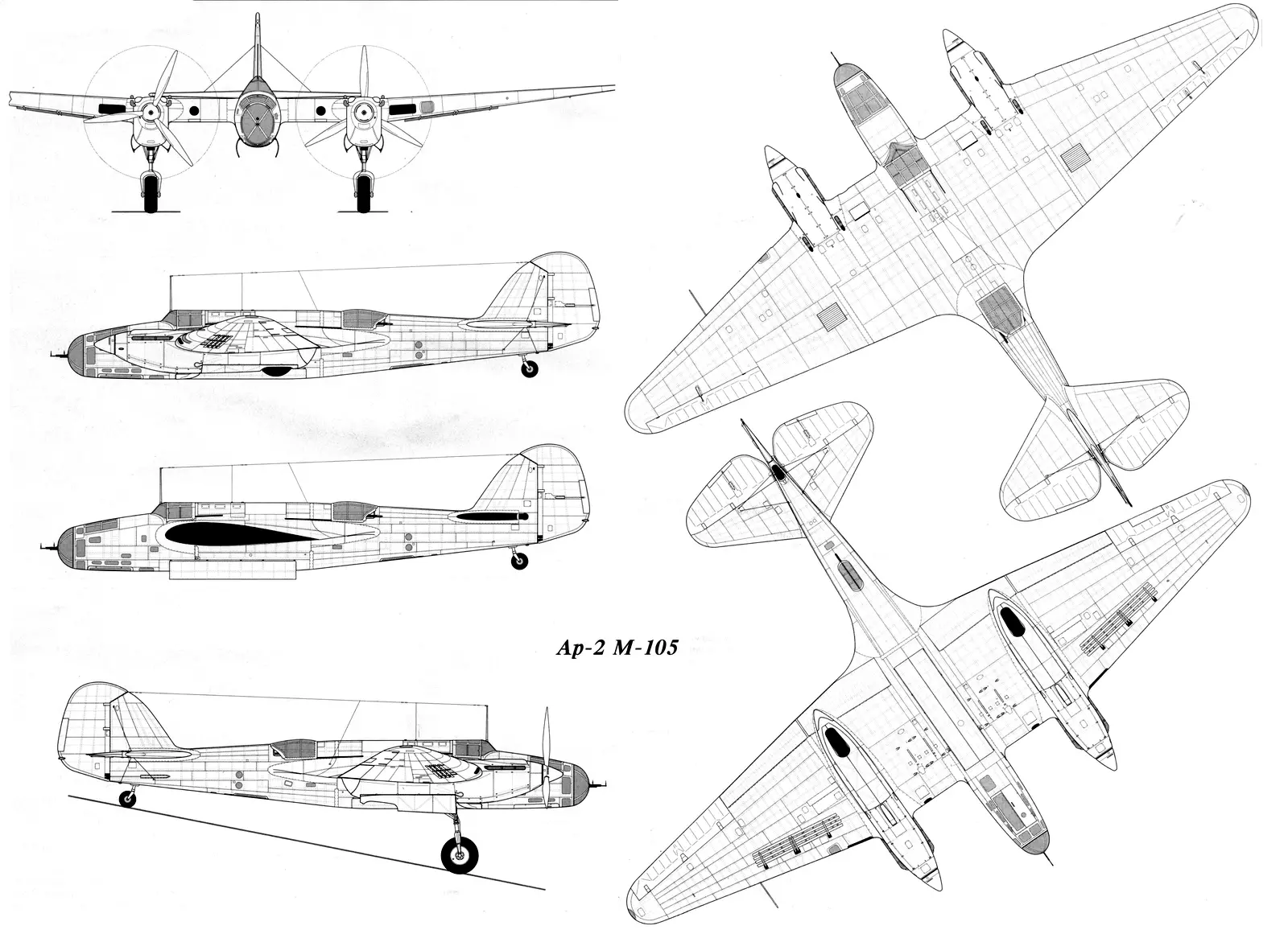 Alternatibong Pinric Bomber Bomber Ar-2. Nakalimtan nga manlalaban. ang USSR