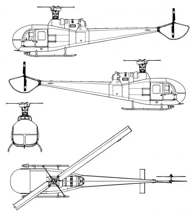 Geo Bell Hubschrauber (ehemals Shida Kartlis Sacharoo-Industrie) in MGK