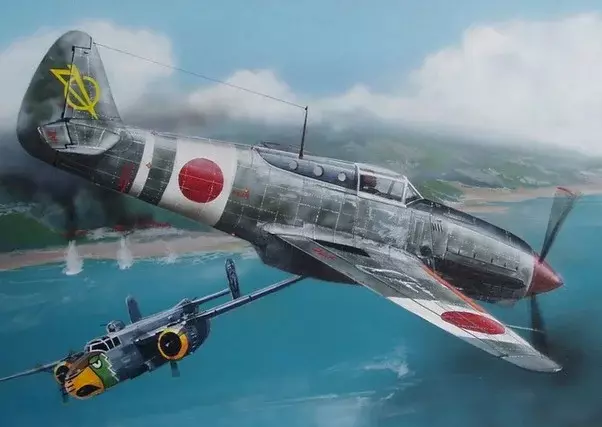 "Swallows" varjossa. Kokenut taistelijat-interceptor 川崎 キ 60 (Kawasaki KI 60). Japani