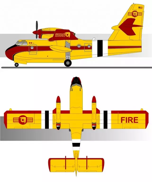 Viking Air Air Cl-515 យន្តហោះ Amphibian