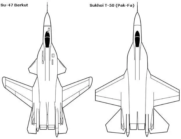 جنگنده جنگنده T-50. روسیه