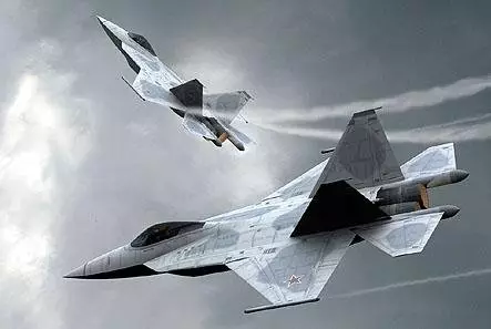 Fighter fighter T-50. Russia