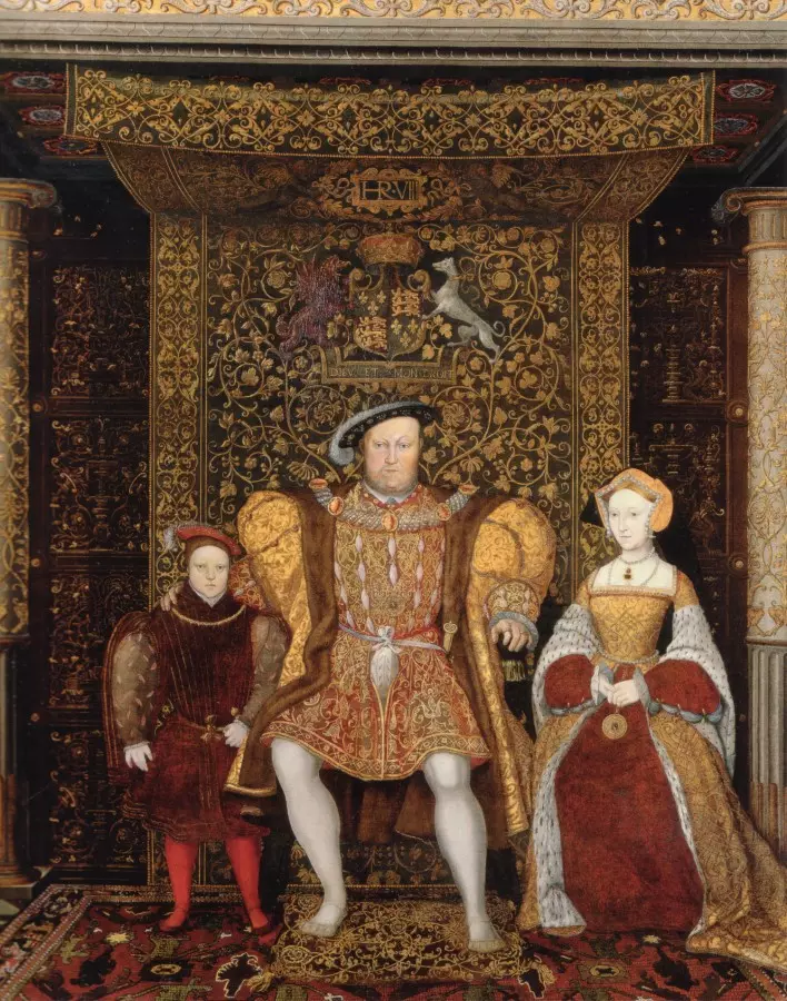 Heinrich nemukadzi wechitatu Jane Seymour uye mwanakomana Edward