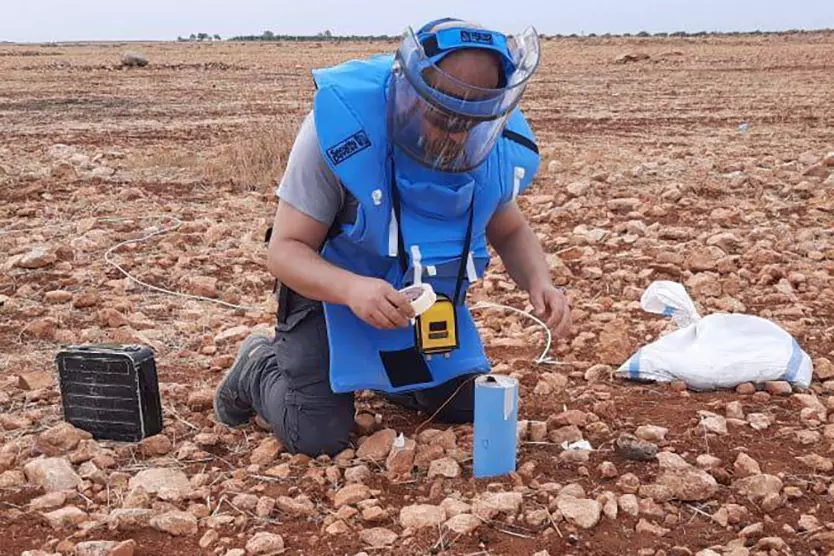 Nhiệm vụ Halo tin tưởng vào Syria. The Halo Trust / Facebook