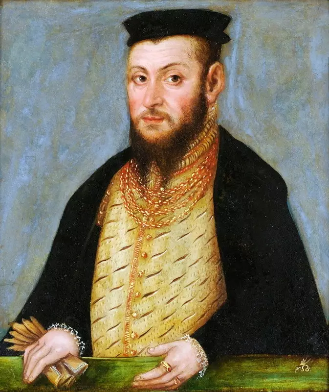 Sigismund II أغسطس. الفنان L. Kranakh Jr. commons.wikimedia.org.