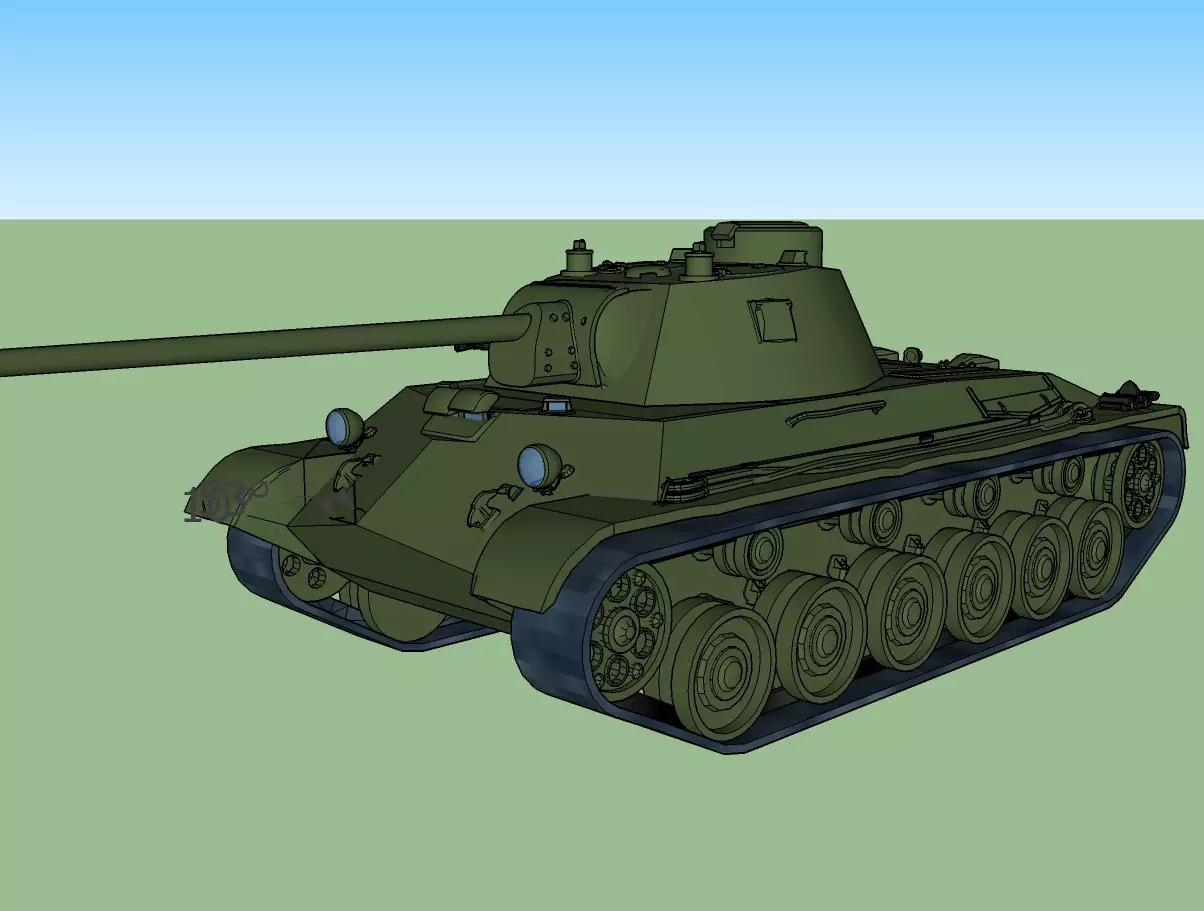 T-34 IC (A-43M). Forchoimeádas a fhorbairt ar umair mheánmhéide an APSS