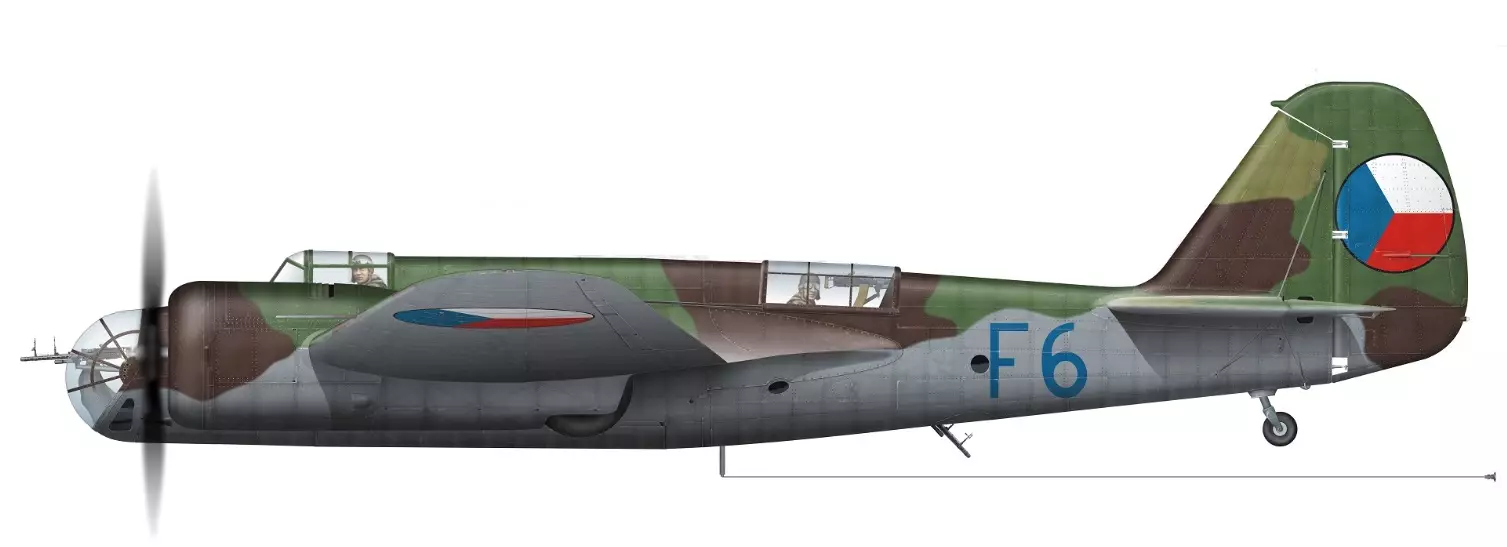 Din istoria dezvoltării bombardierelor cu forța aeriană cehoslovacă sâmbătă (Avia B-71) și lansarea acestora în producția de masă