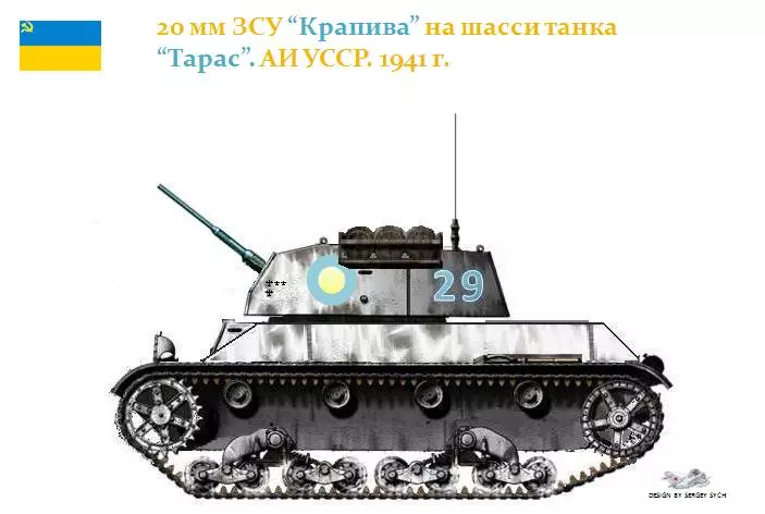 Armored equipment Ai Ussr. The world of Ansara. Self-propelled on the chassis "Taras". Part 1.