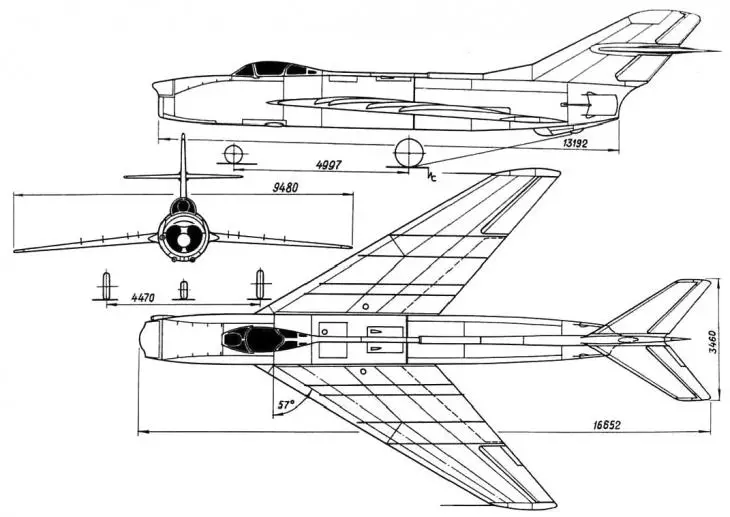 Fighter ma-350 i le ala e supernonic