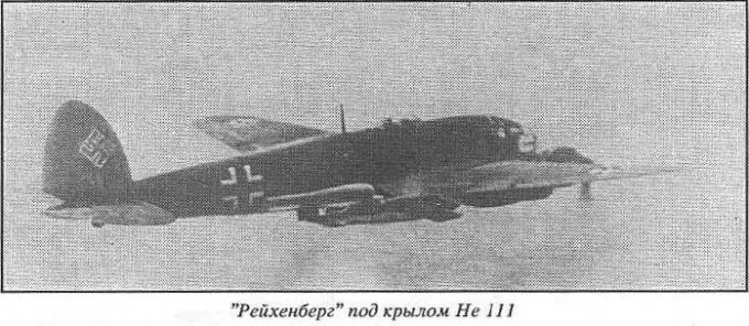 Sperta ŝoko-aviadiloj Fi103 Reichenberg. Germanio