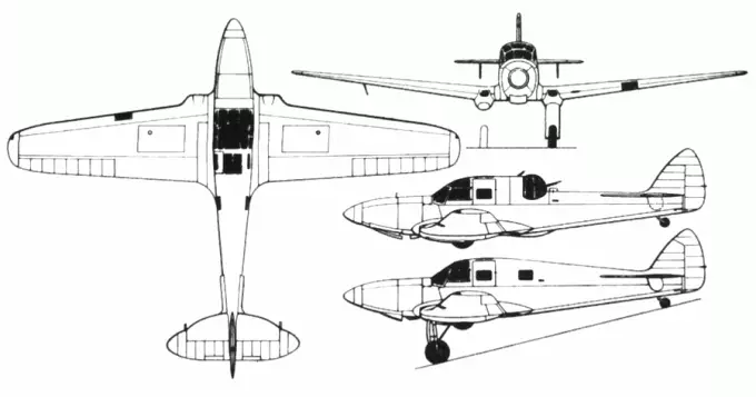 Hafif Yardımcı Uçak De Havilland D.H.93 Don. Birleşik Krallık