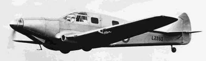 Hegazkin laguntzailea Aircraft de Havilland d.93 Don. Erresuma Batua