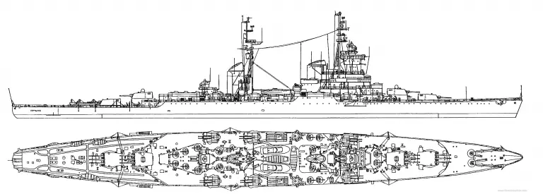 Heavy Cruiser Admiral KuznetSova Projekt 67