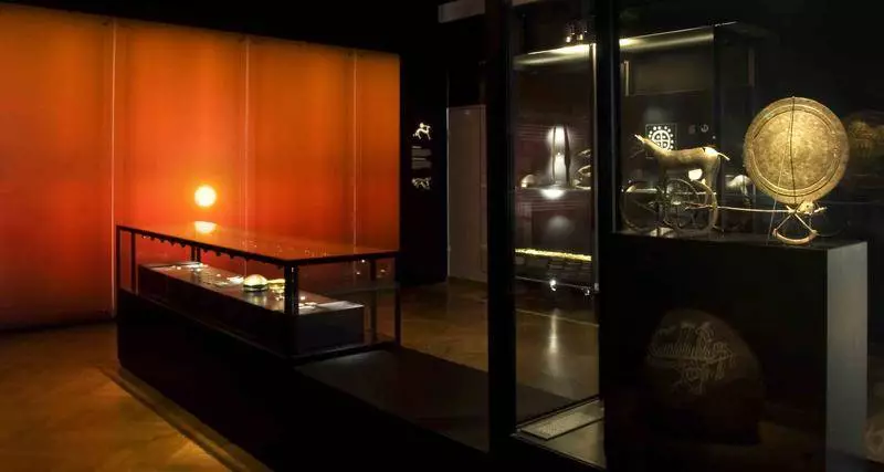 哥本哈根國家博物館的展示12號展示庫中的“太陽的戰車”