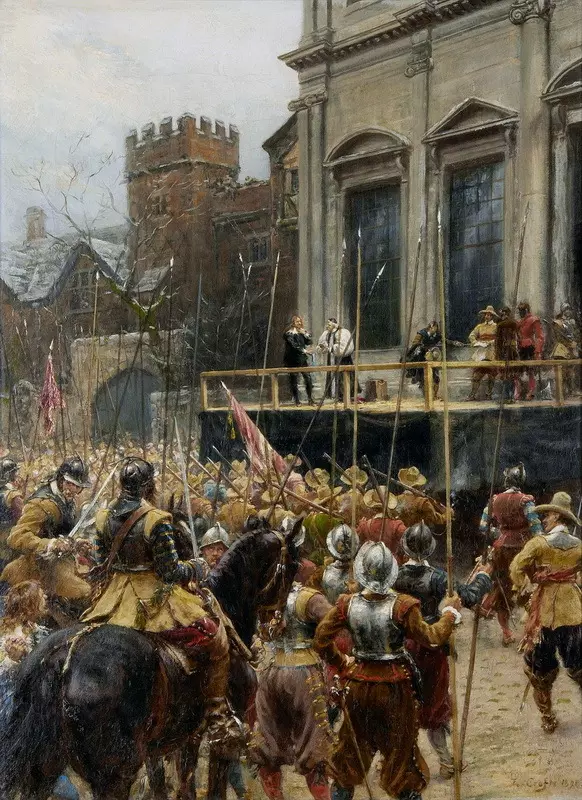 King Charles I. Artista Ernest Krofts