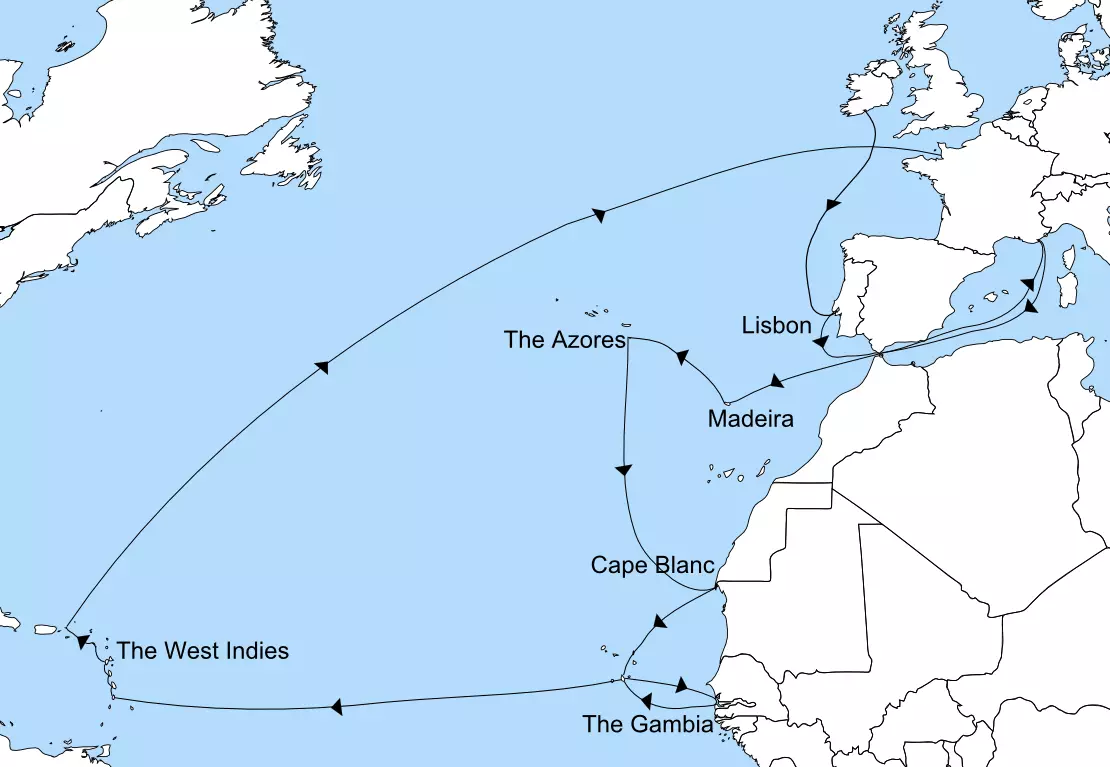 Mappa di Odyssey Prince Ruperta