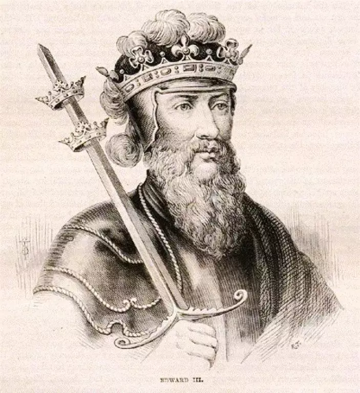 Koning Edward III, vader van de zwarte prins