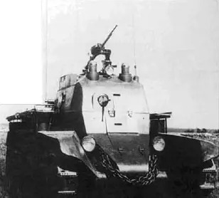 Kommandant Tank KBT-7. den USSR