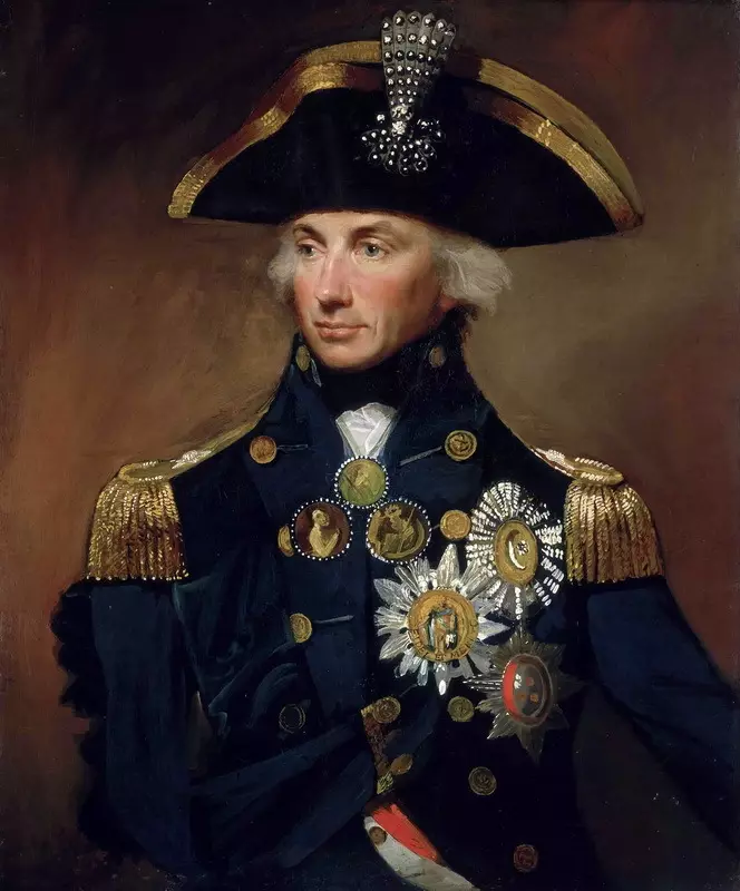 Horatio Nelson。 wikimedia.org。