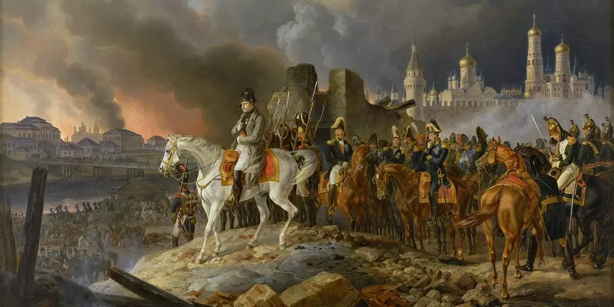 Why did Napoleon go to Moscow, and not to Petersburg?