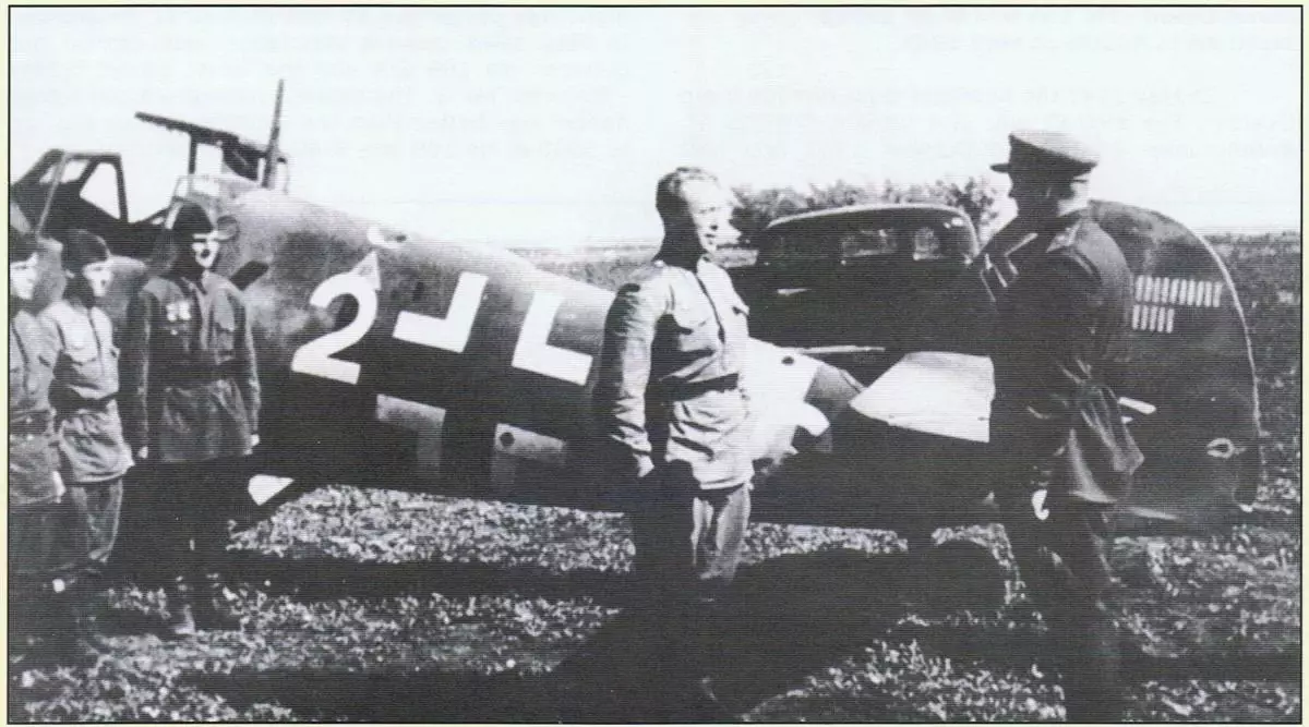 Messerschmit mani 109 trofeju cīnītāji. 32. daļa