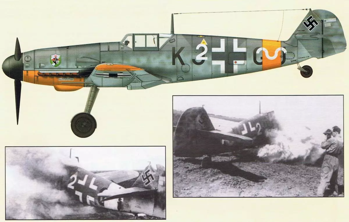 MeSserschmit i mi 109 o ddiffoddwyr tlws. Rhan 32