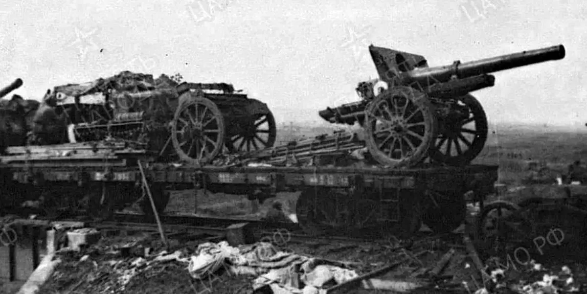 Slomljena japanska ešalona, ​​uništena tankerima 257. tenk brigade (FOTO: CA MO RF)
